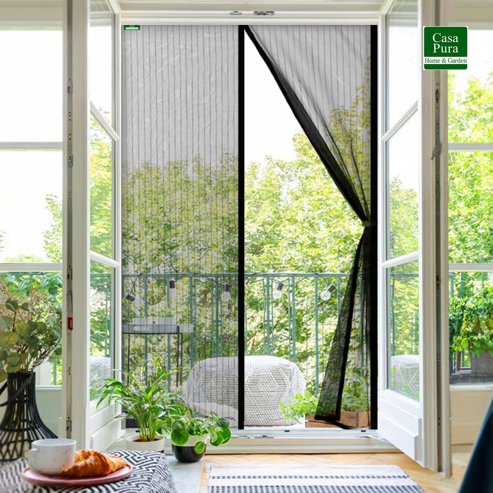 The fly net for the balcony, terrace doors and the home | Insect net